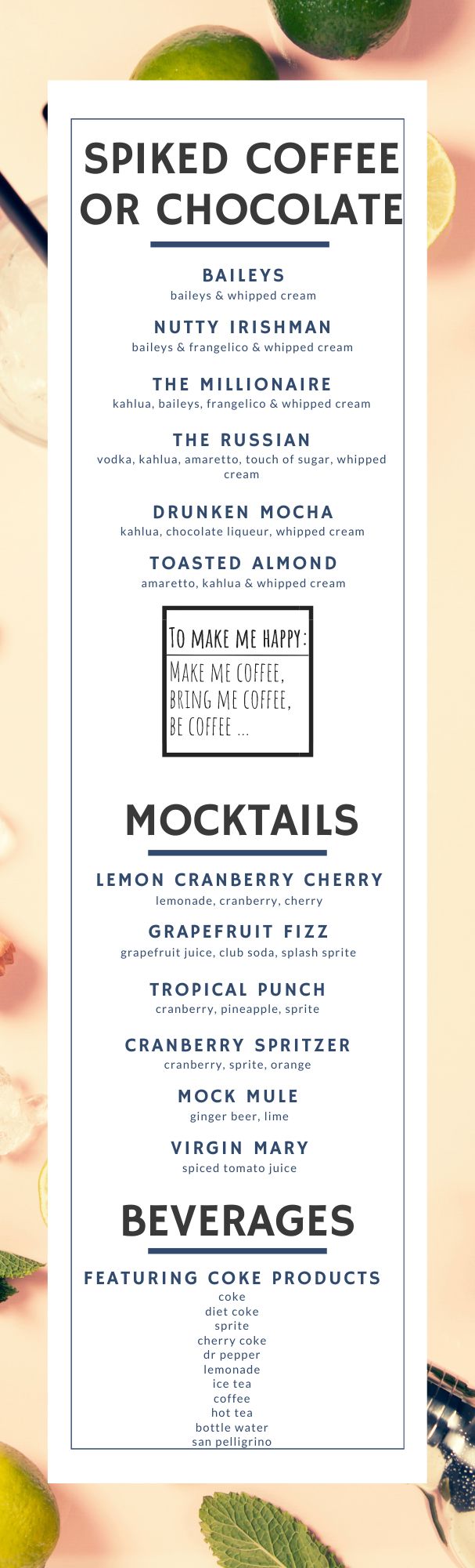 Drinks – Brooklyn Boyz